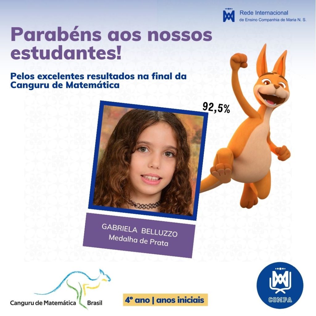 Compa nas Olimpíadas | Canguru de Matemática » Compa SP » Colégio da ...