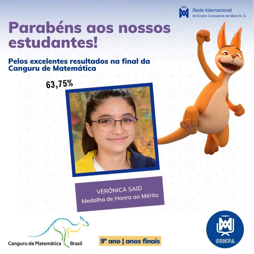 Compa nas Olimpíadas | Canguru de Matemática » Compa SP » Colégio da ...